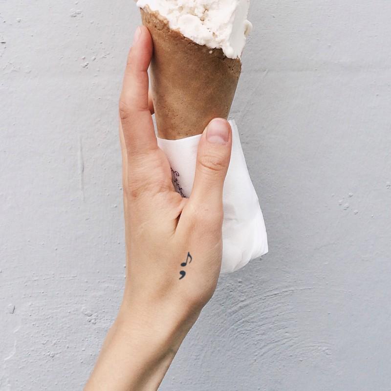 Musical notes- Semi-Permanent Tattoo By Easy.ink™ - The Revolutionary ...