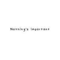 Nothing's Important Quote Tattoo - easy.ink™