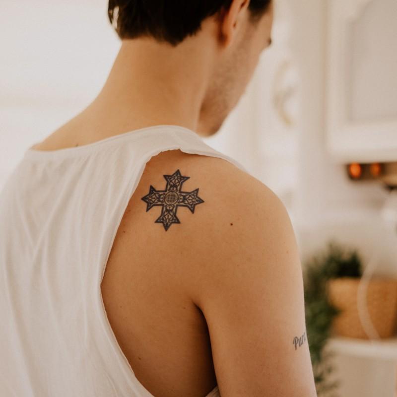 Coptic Cross Tattoos Larry “Terrorist” Taunton على X: "15/22