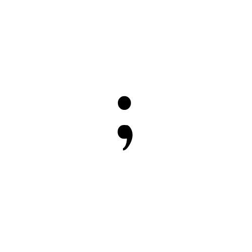 Semi-Colon Suicide Awareness Tattoo - easy.ink™